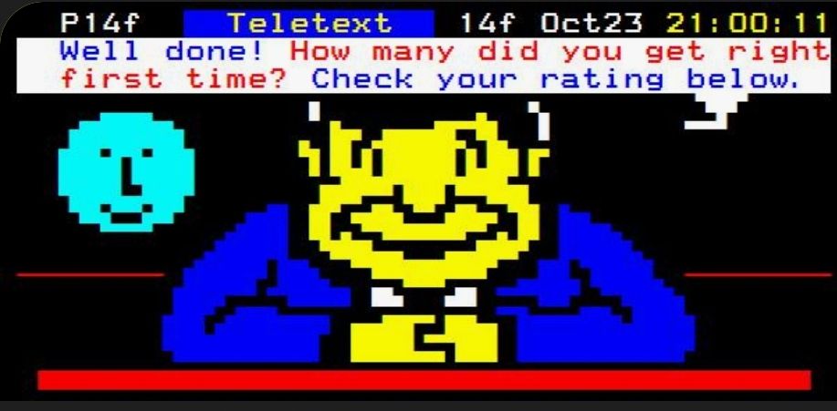 Telescore Teletext Football Scores - Retro Fun at Google Play | hotukdeals