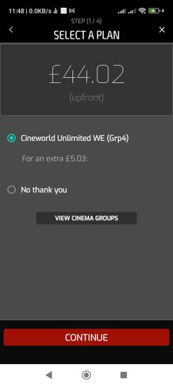 3-Month Cineworld Unlimited Card for £22.09 at Cineworld | hotukdeals
