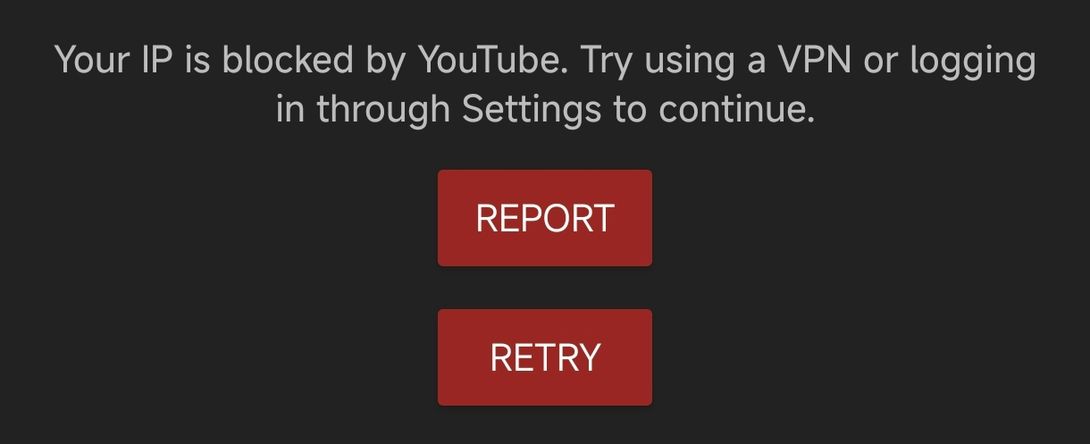"VPN/proxy detected" YouTube | Hotukdeals
