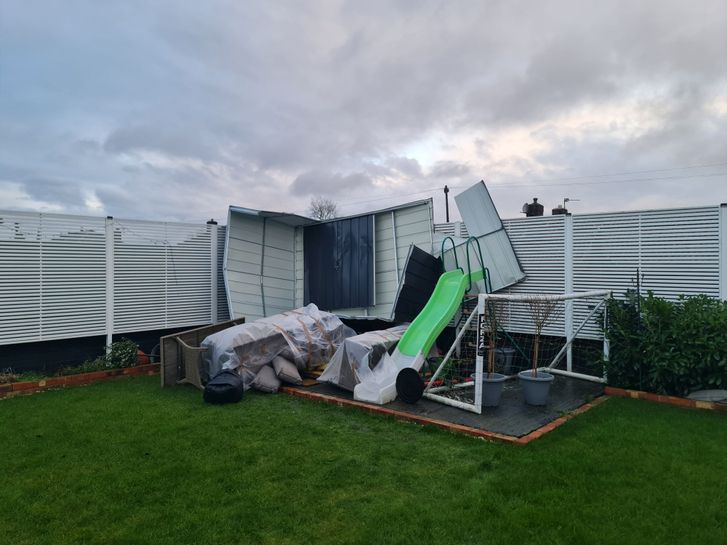 Living and Home 10x12ft Outdoor Metal Shed – Free Delivery at Debenhams ...