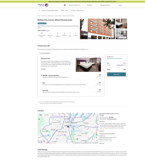 Unlimited Free Breakfast at Premier Inn with Non-Flex Room Booking from ...