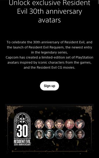 Resident Evil Avatars: Free PS4/PS5 Set at PlayStation Store - at ...