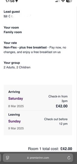 Unlimited Free Breakfast at Premier Inn with Non-Flex Room Booking from ...