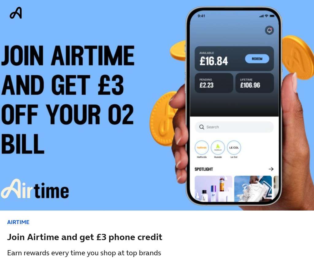 £3 Off Your Phone Bill with Airtime - Join Now at Airtime | hotukdeals
