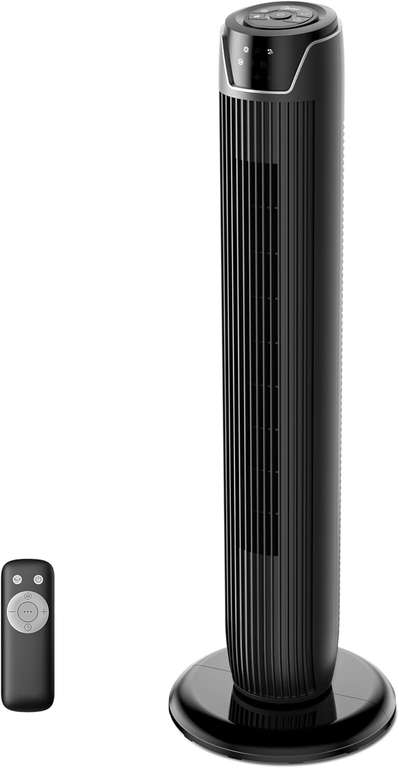 Midea 36 Inch 45W Portable Stand Fan with Remote Control | 39.99 at ...
