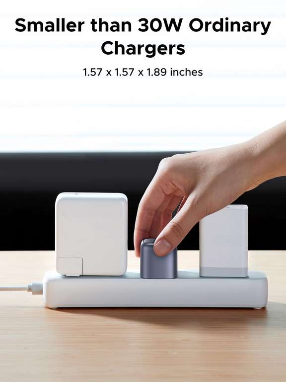 UGREEN USB C Charger PD 35W 2-Port GaN Foldable – £12.99 at UGREEN ...