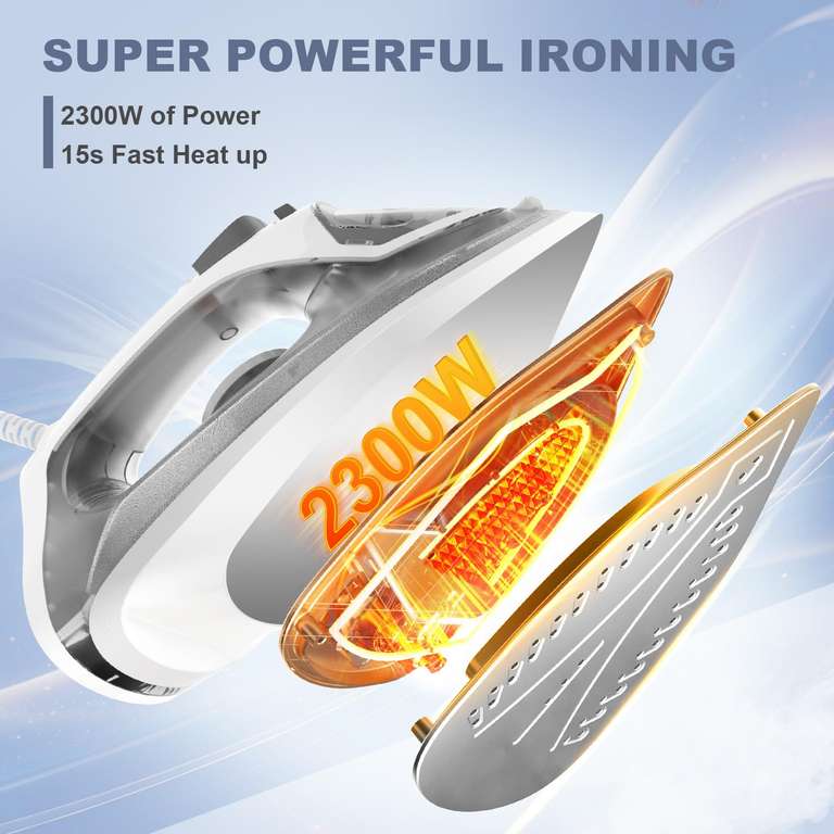 2300W Steam Iron with Rapid Heating & Self-Cleaning at Amazon - £11.60 ...