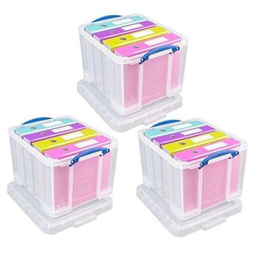 Really Useful Plastic Storage Box 3 x 35l Clear | Hotukdeals