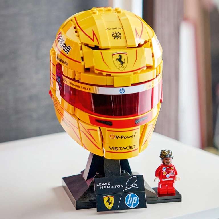 LEGO Editions 43022 Scuderia Ferrari HP Lewis Hamilton Helmet Set – £63 ...
