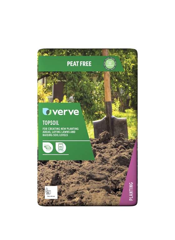 Verve Peat-free Top soil 25L ( 3 for £10 offer ) Free C&C | Hotukdeals