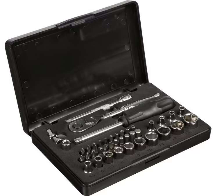 Halfords Advanced 40 Piece 1/4 Socket Set at £27.49 – Lifetime ...