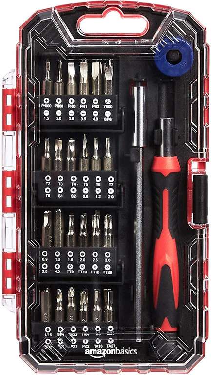 Amazon Basics 51-Piece Precision Screwdriver Bit Set at Amazon - £7.55 ...