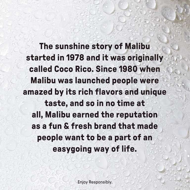 Malibu Original White 18% Rum with Coconut Flavour, 70cl | Hotukdeals