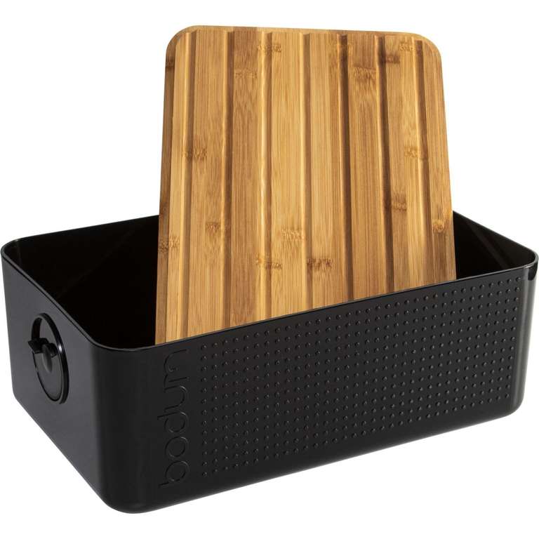BODUM 11555-01 BISTRO Bread Box, Black – £12.99 at Amazon -| hotukdeals