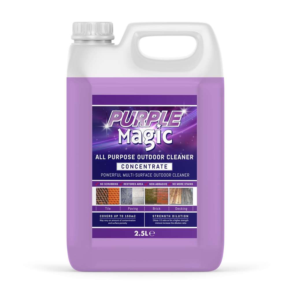 Purple Magic Outdoor Cleaner 2.5L | Mould & Algae Remover £5.08 at ...