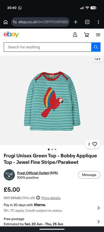 Frugi Girls Rainbow Dress Sofia Skater Dress Foxglove Rainbow Stripe £5 ...