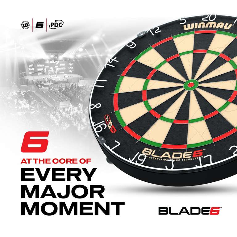 Winmau Blade 6 Professional Dart Board / Dual Core - £44.99 - Sold by ...