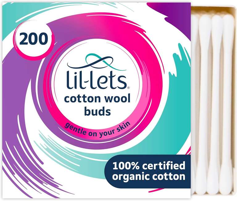 Lil-Lets Cotton Wool Buds, 200 Pack (With Voucher) | Hotukdeals
