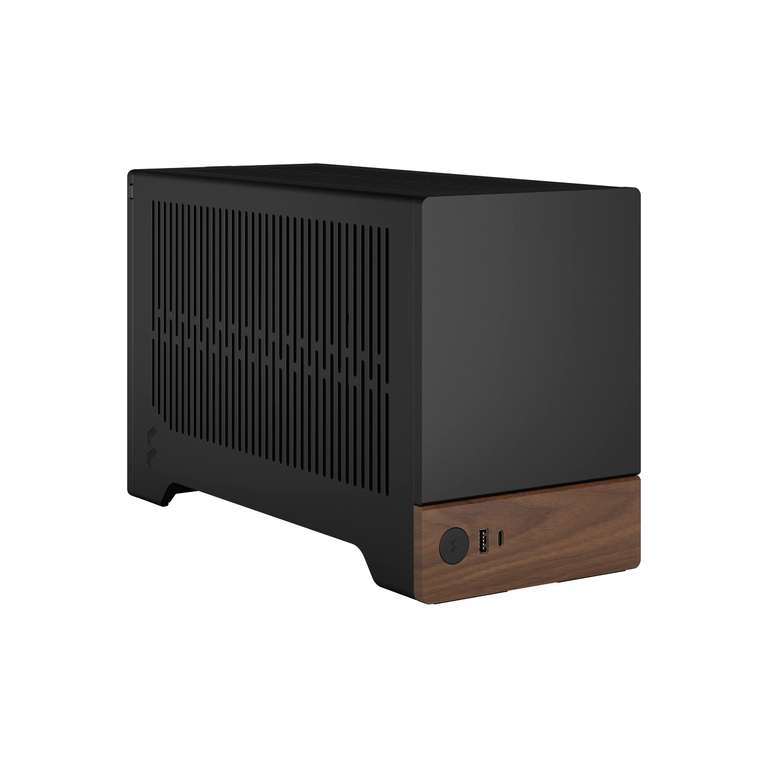Fractal Design Terra Graphite - Wood Walnut Front mITX Gaming Case £135 ...