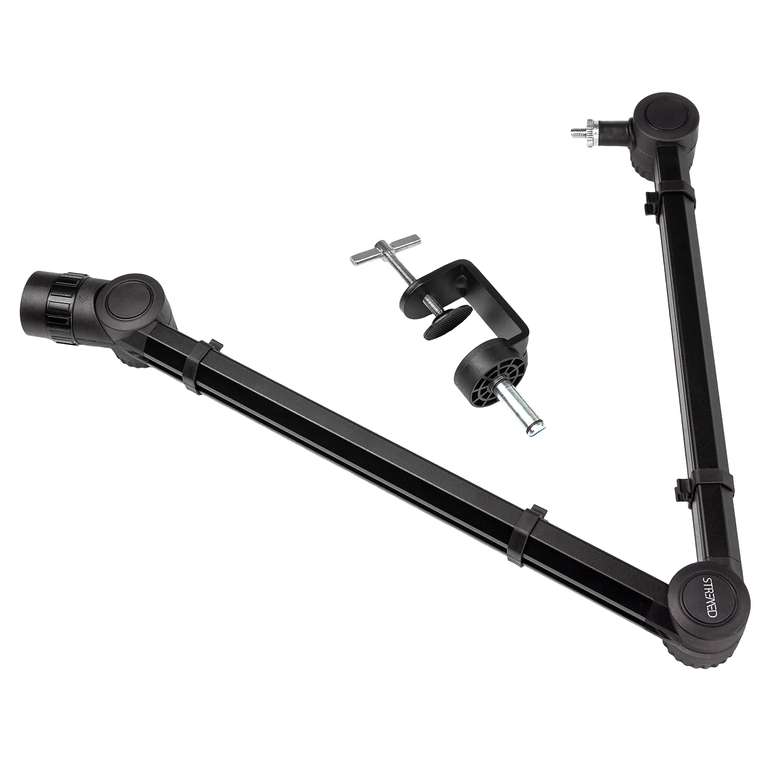 RockJam Premium Tube-Style Microphone Stand Boom Arm With Internal ...