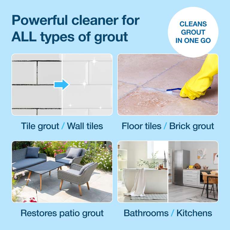 HG Grout Cleaner 500ml: £7.50 at Amazon | hotukdeals
