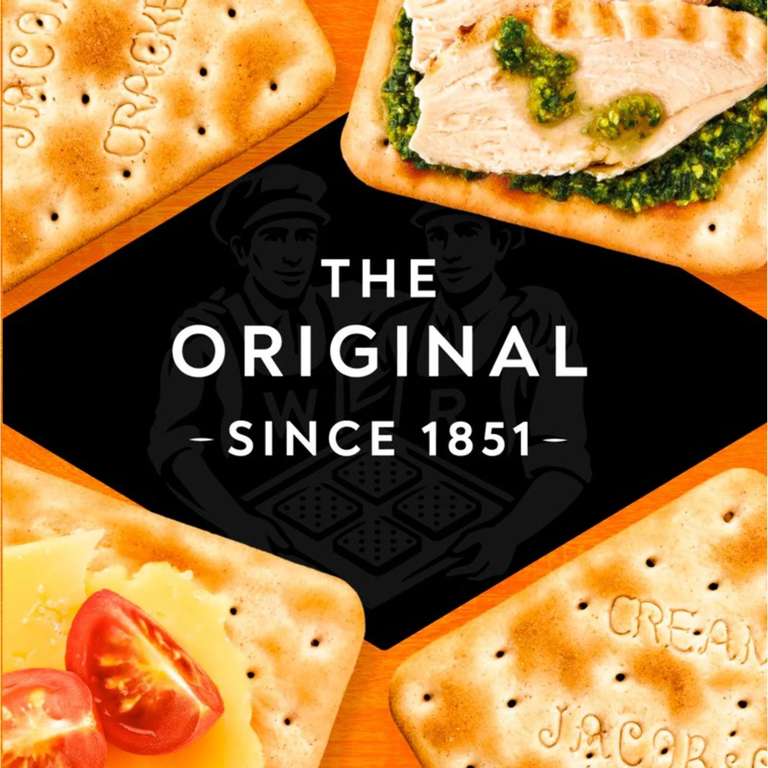 JACOB'S Original Cream Crackers 300 g – £1.12 at Amazon | hotukdeals