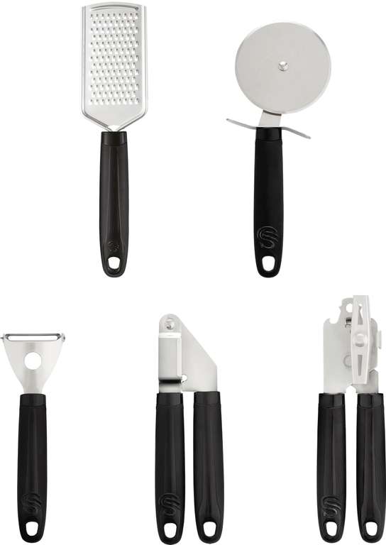 Swan Stealth 5-Piece Gadget Set, £7.99 at Amazon - Y-Peeler, Garlic ...