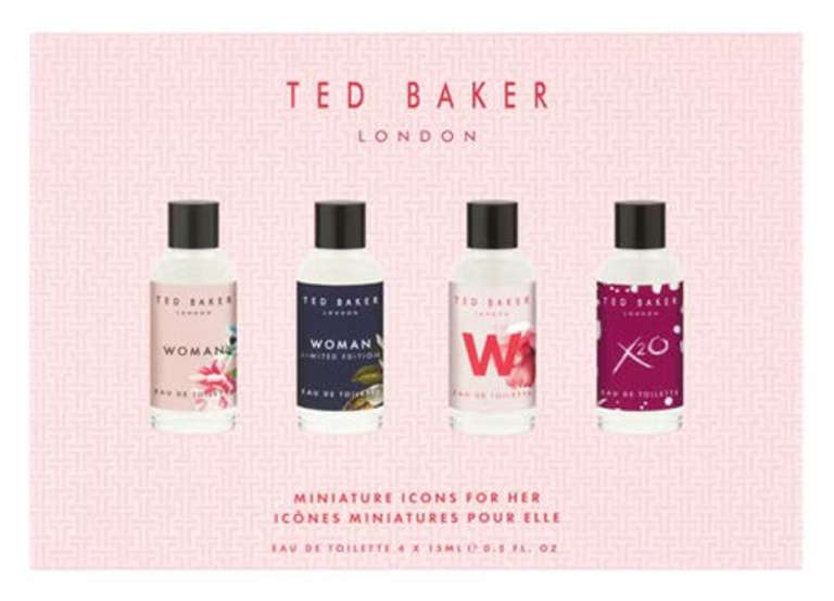 Ted Baker Mini Icons Set Eau De Toilette - 4 Piece Set for £9.99 at ...