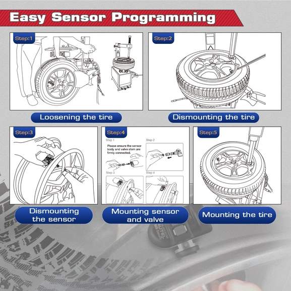 Autel 2in1 MX Sensor 315/433MHz—Clone-able TPMS w/ Code, 61.67 at ...