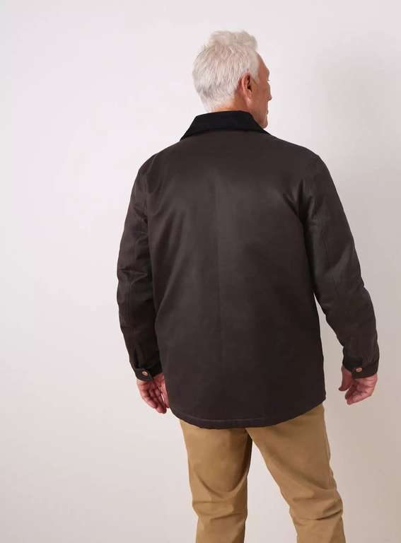 Union Works Brown Wax Canvas Trucker Jacket S-XXXL £14.40 at Argos ...