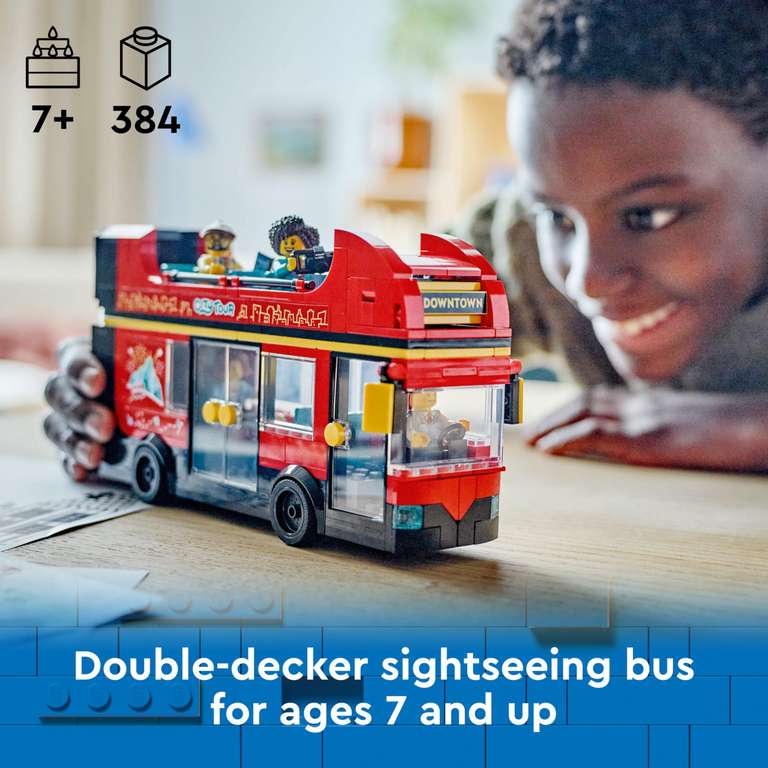 LEGO City Red Double-Decker Sightseeing Bus 60407 £16.49 at Amazon ...