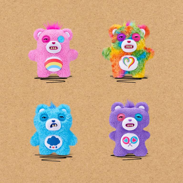 Care Bears Fuggler 9-Inch Plush Toy (Cheer Bear) at Amazon - £4.00 ...