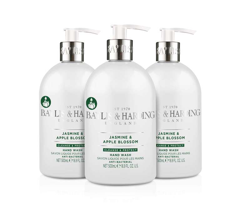 Baylis & Harding Hand Wash Bundle 6x500ml Royale Garden Peach Peony ...