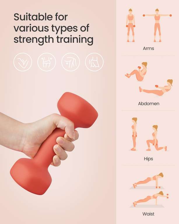 SONGMICS Weight Lifting Dumbbell Kit with Storage Stand - sold and ...