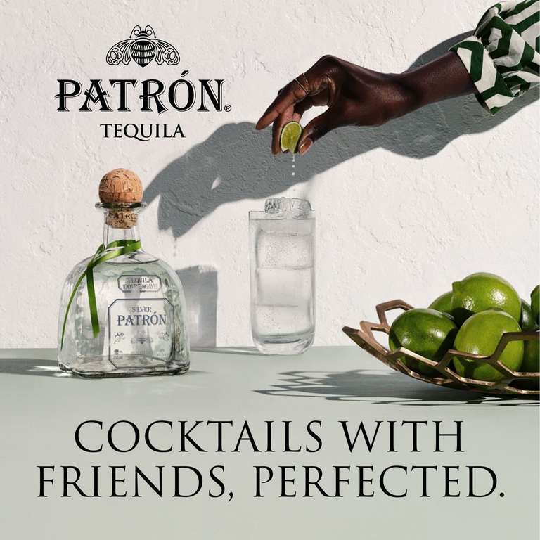 PATRON Silver Premium Tequila 70 Cl 40% ABV £37.99 at Amazon | hotukdeals