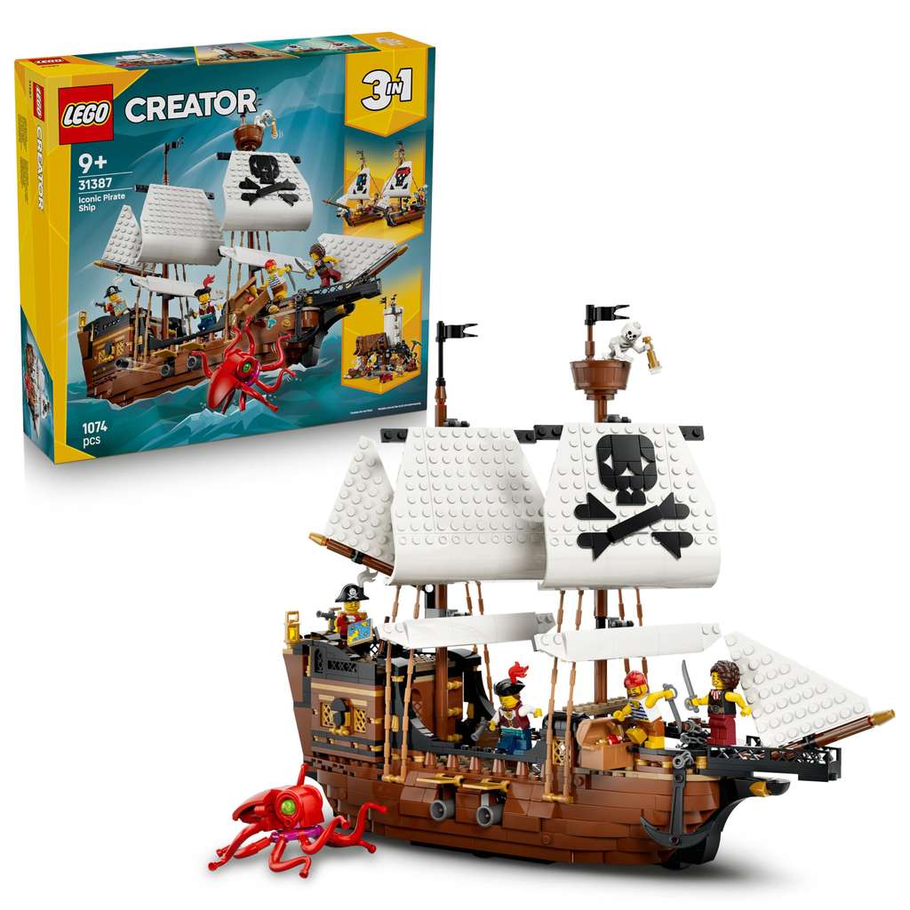 LEGO Creator 3-in-1 Iconic Pirate Ship 31387 - Discount at checkout ...