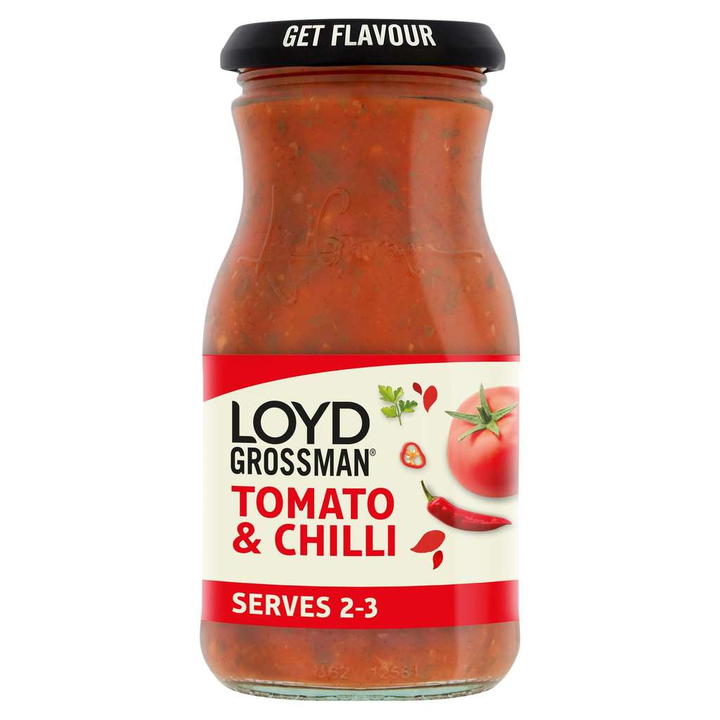 4 x Loyd Grossman Italian Tomato & Chilli Sauce - 350g - 4 for 3 offer ...