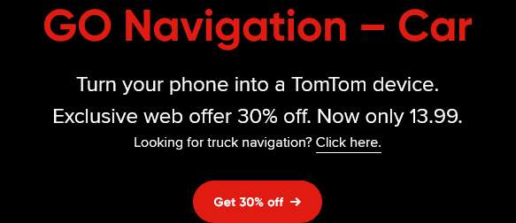 TomTom GO Navigation £13.99/Year + Free App at TomTom | hotukdeals