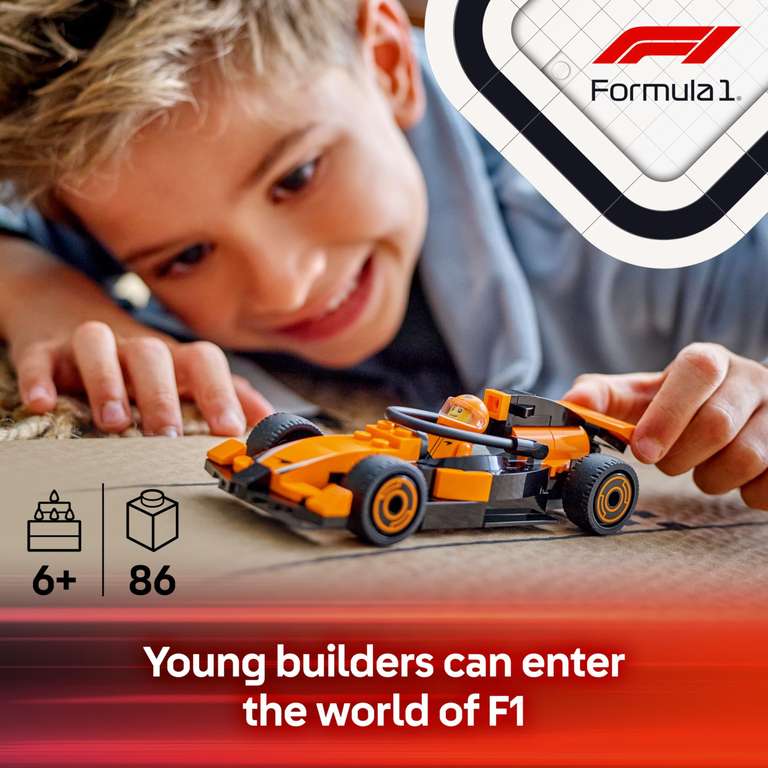 LEGO City F1 Driver with McLaren Race Car 60442 – £7.99 at Amazon ...
