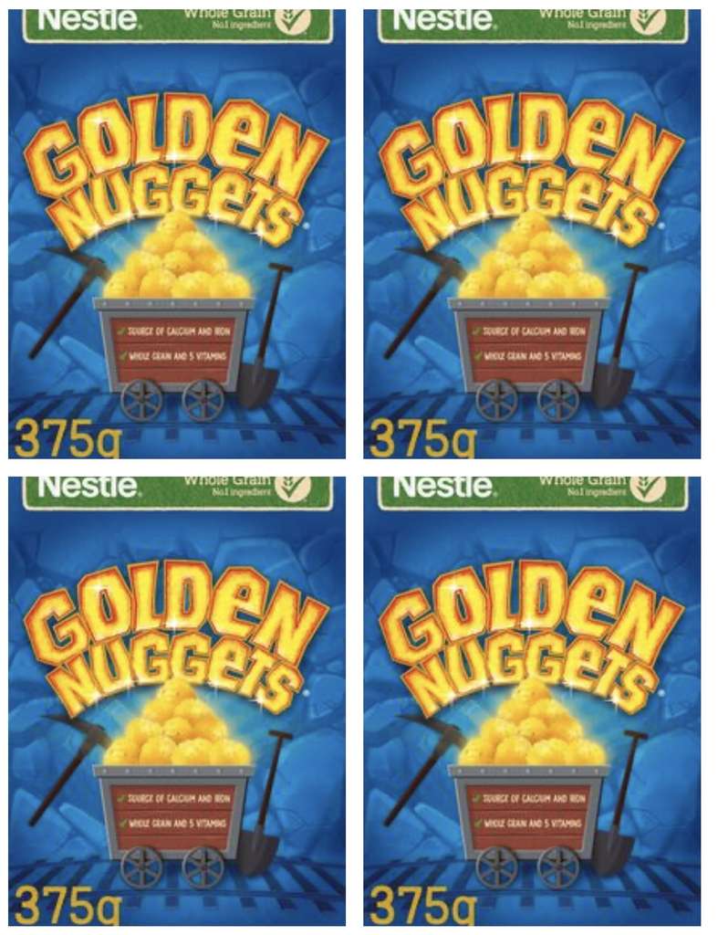 4 x Nestlé Cereals - Golden Nuggets 375g - 4 for 3 (£6/£6.50 S&S ...
