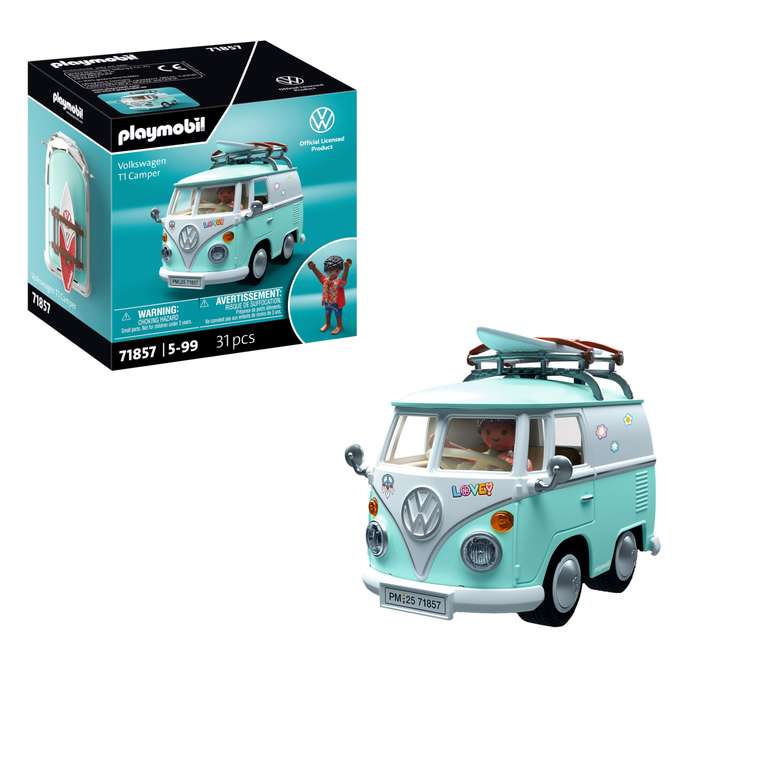 Playmobil Collector Cars Volkswagen T1 Camper Detailed design 71857 ...