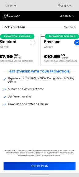 Paramount+ Standard Annual Plan £35.49 - Save 50% at Paramount Plus ...