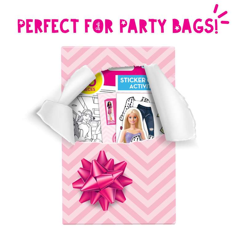 Bladez Barbie Sticker Activity Set - 50pcs Kids Craft Set with ...