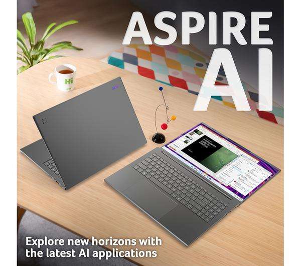 ACER Aspire 16 AI OLED 16 Laptop – AMD Ryzen AI 7, 1TB SSD at Currys
