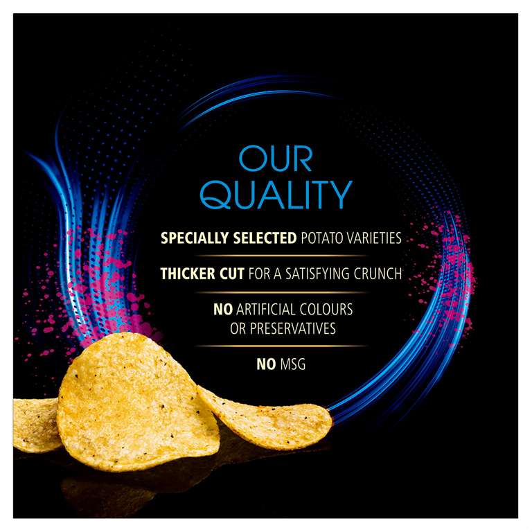 Walkers Sensations Balsamic Vinegar & Caramelised Onion Sharing Crisps ...