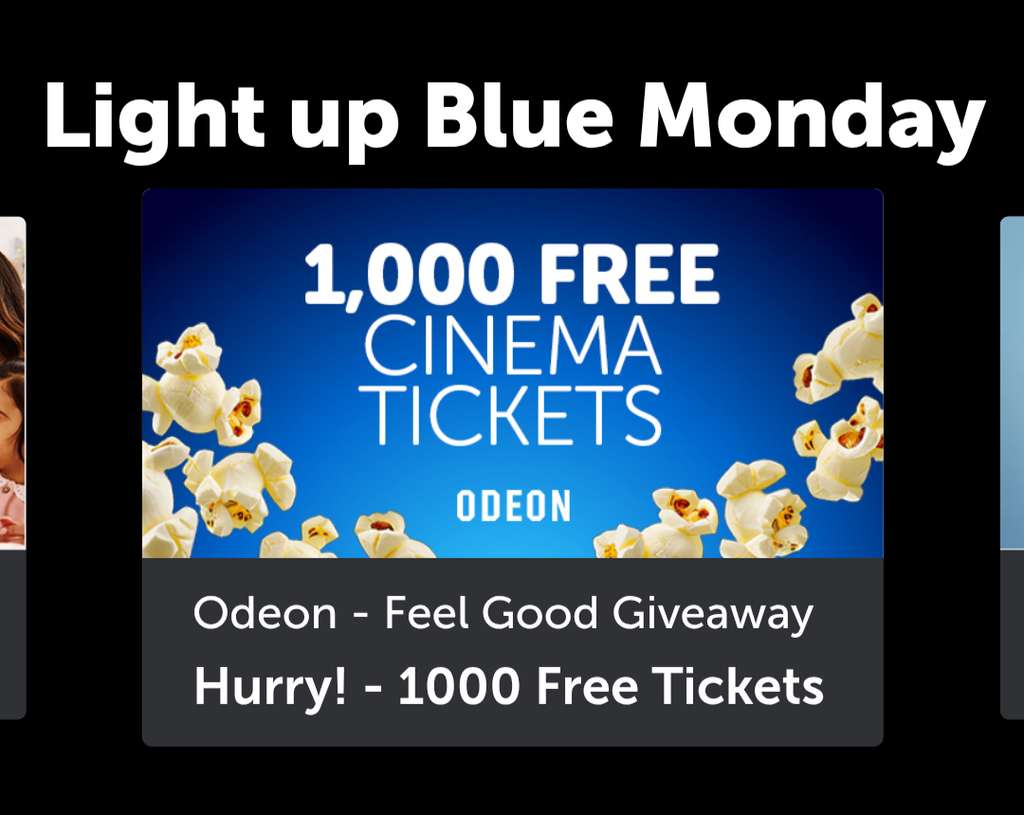 Claim Your Free Odeon Cinema Ticket at Blue Light Card - Limited ...