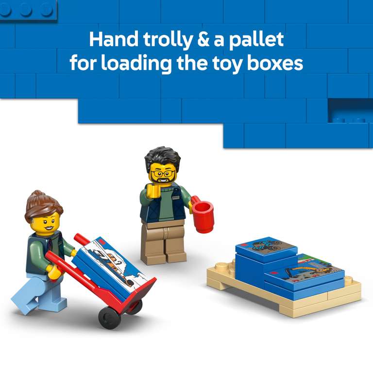 LEGO City The Van Toy - Delivery Truck Model 60500 £17.99 at Prime ...