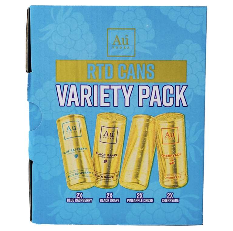 Au Vodka 5% Party Pack 8 x 330ml – £6.65 in-store at Tesco Jersey Farm ...