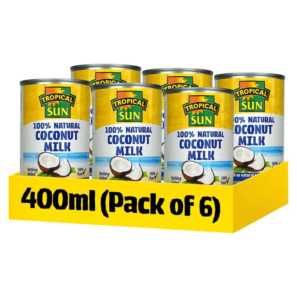 Tropical Sun Coconut Milk 100% Natural, 6 Pack - £5.98 at Amazon ...