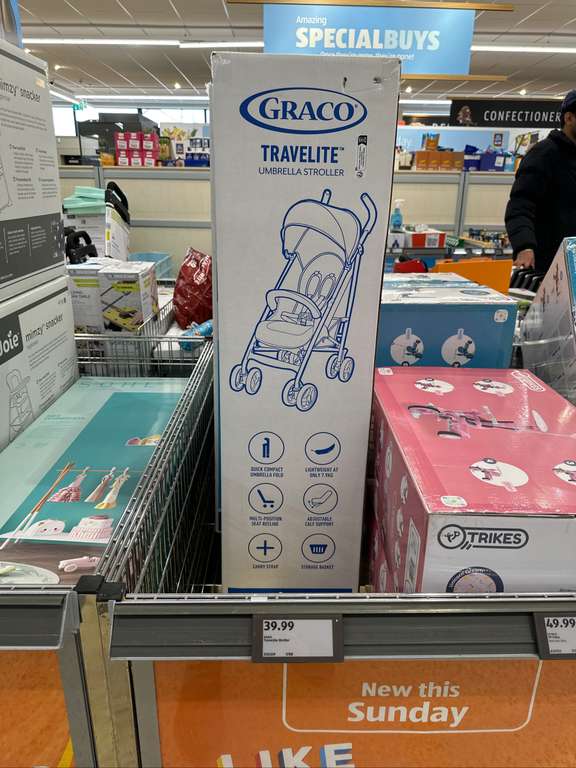 Graco Travelight Stroller £39.99 - Lightweight & Sturdy at Aldi ...